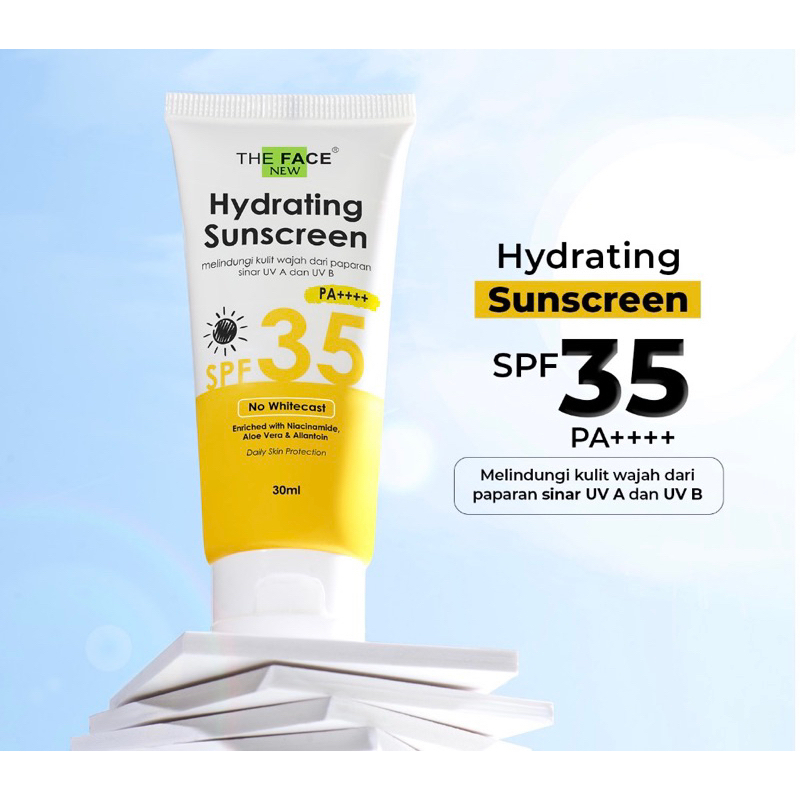 THE FACE HYDRATING SUNSCREEN SPF 35 PA++++ (30 ML) | Shopee Philippines