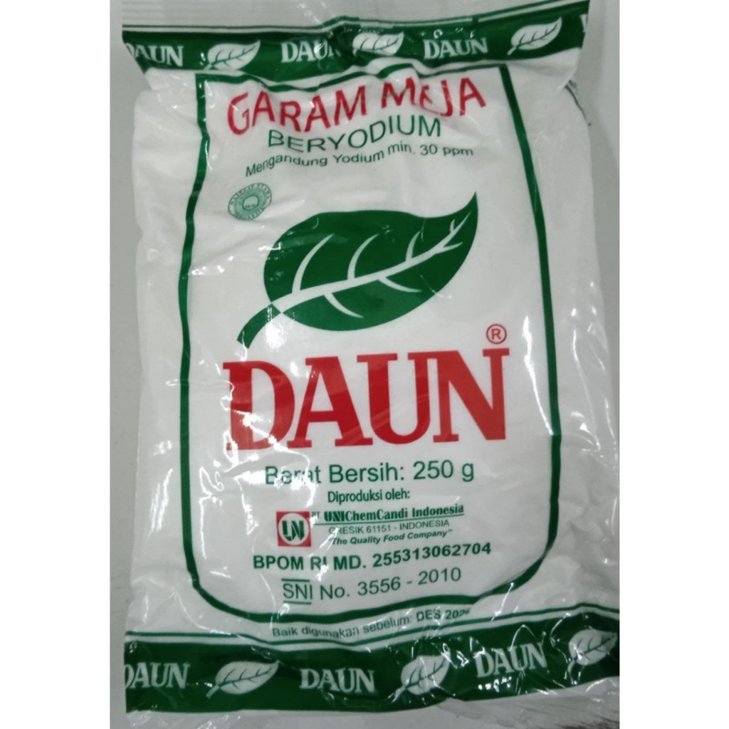 Table Salt Leaf Salt | Refina Salt 250 Grams Iodized | Shopee Philippines