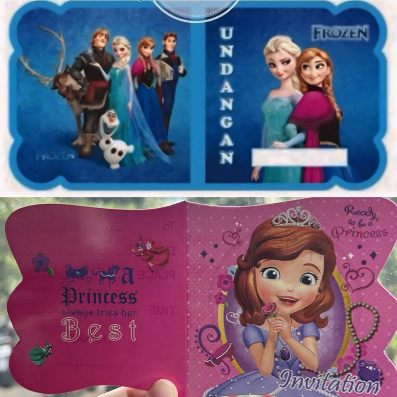 Character Birthday Invitation Card | Invitation Birthday Party ...