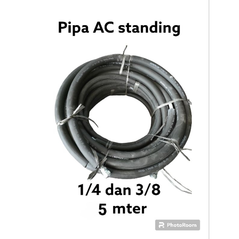 Standing AC pipe 1/4 and 3/8 x 5 meters + armaflex | Shopee Philippines