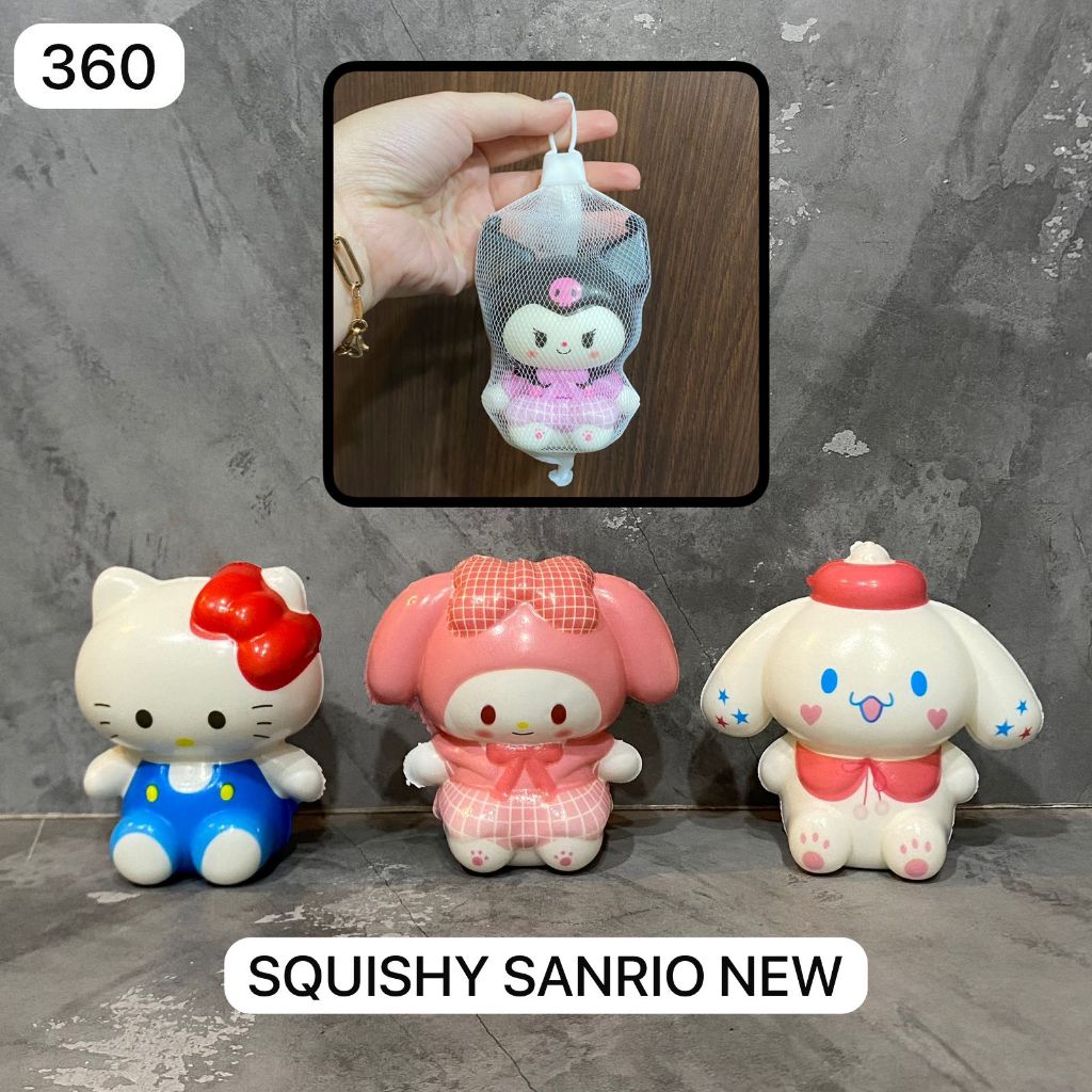 Squishy SKUISI SQUISY SANRIO Kids MELODY KUROMI CINAMOROL HELLO KITTY ...