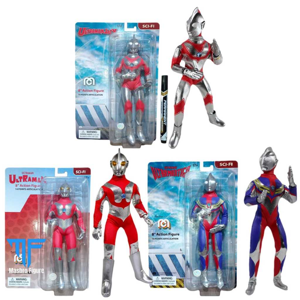 Mego Action Figure - Sci-Fi Ultraman Three Jack 8 Inch | Shopee Philippines