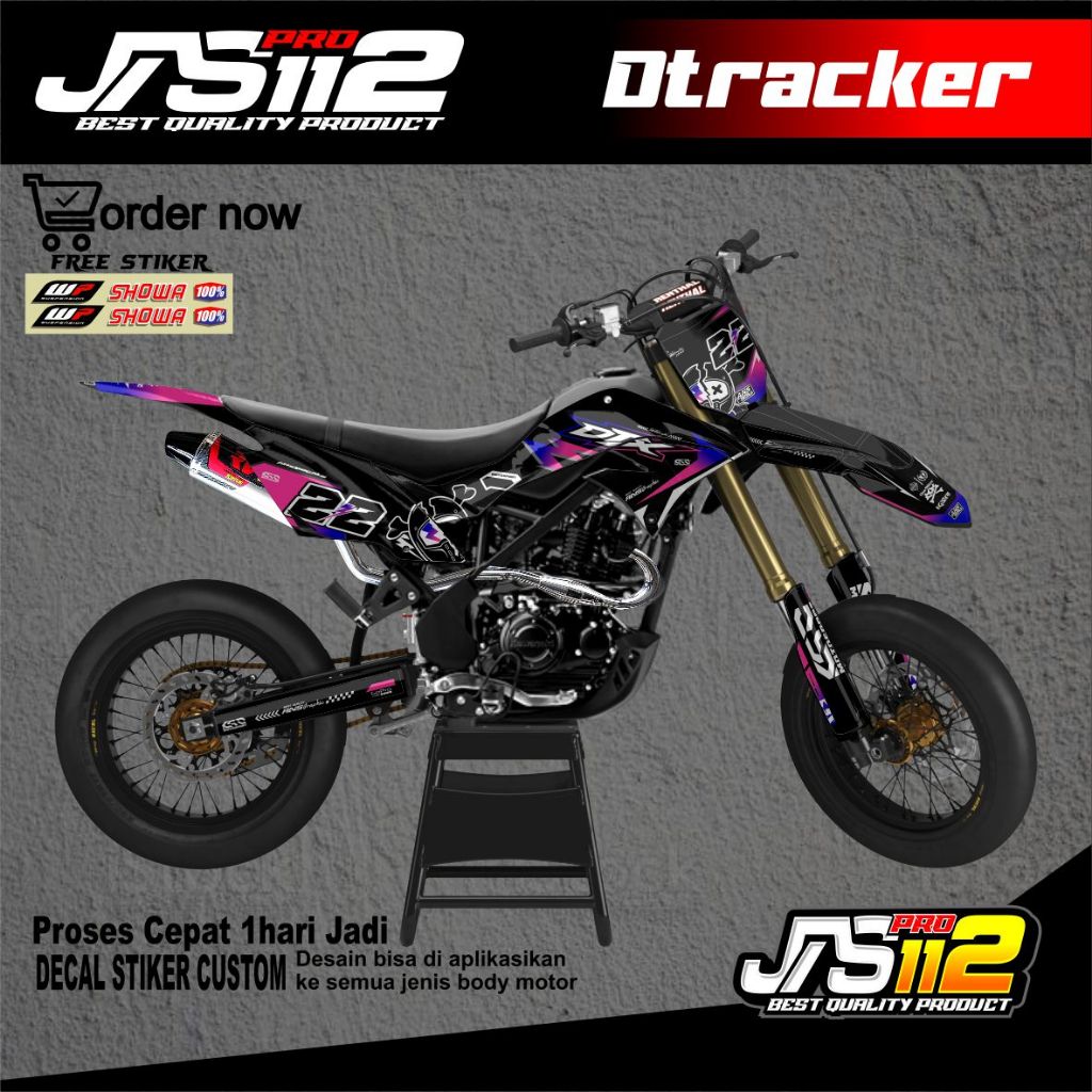 Decal Sticker Variation Dtracker 150 - D-TRACKER 150 Motorcycle Sticker ...