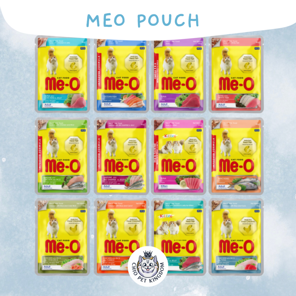 Meo Pouch Me-O Wet Food Pouch Wet Food Meo | Shopee Philippines