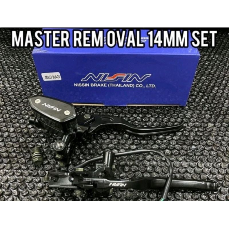 Nissin ORIGINAL Brake MASTER SET Right Left UNIVERSAL OVAL Tube All ...