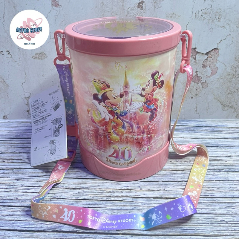 Mickey & Minnie Popcorn Bucket Figure Ori Tokyo Disney Resort Light On ...