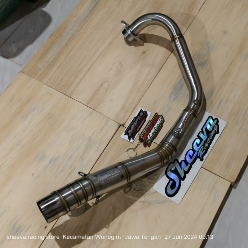 Mafia MX KING 150 ROADRACE UNDERBONE EXHAUST HEADER 50MM BENDING NECK ...