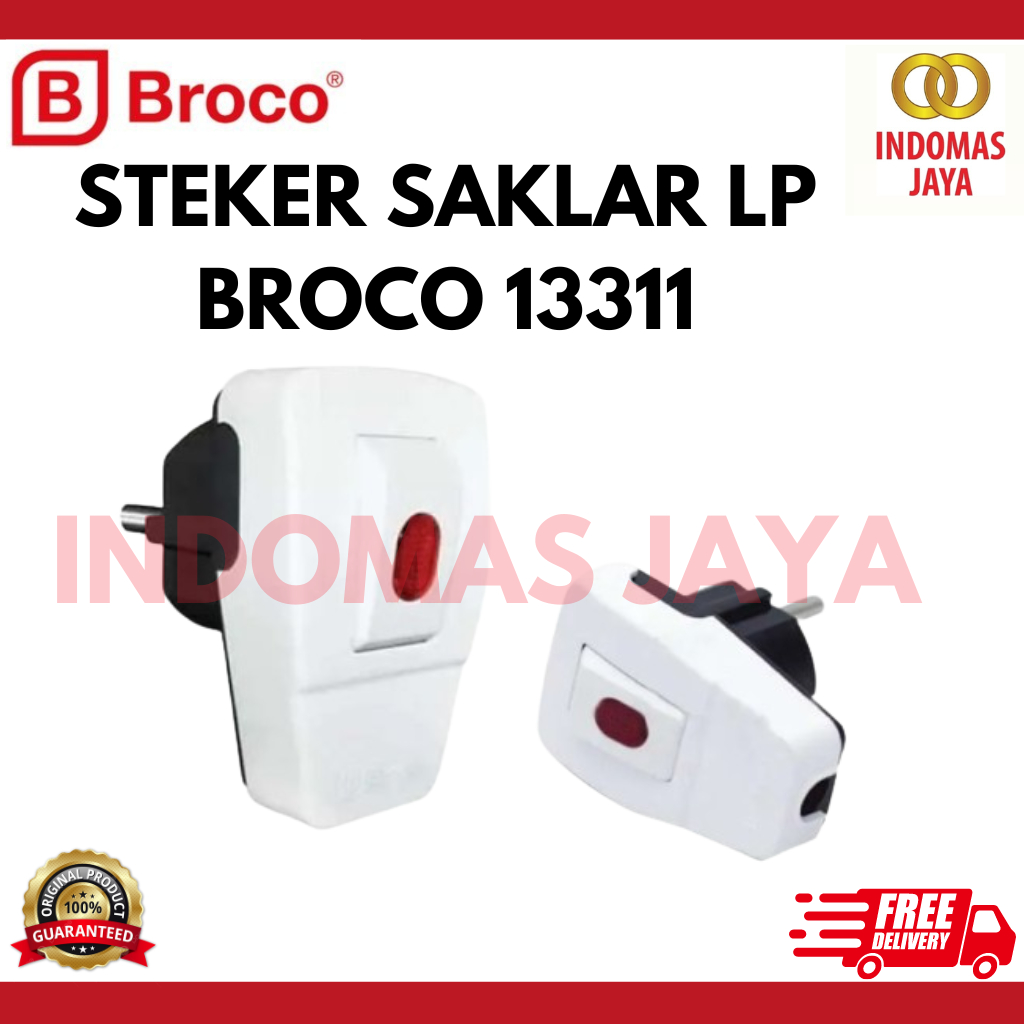 Broco Plug with ON OFF Light Switch / BROCO Switch Plug / BROCO Plug ...