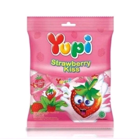 Yupi Stawberry Kiss Jelly 120gr Yupi Candy - 1 PACK | Shopee Philippines
