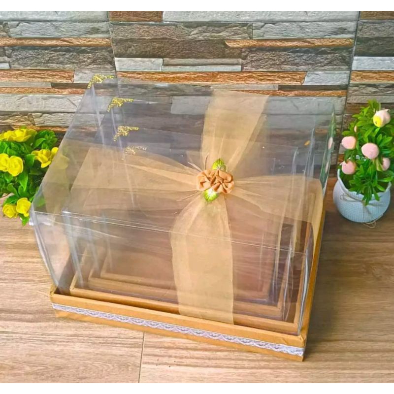 Double Tile Wedding Gift Box Complete Set Contains 4 Mica Parcel Gifts ...