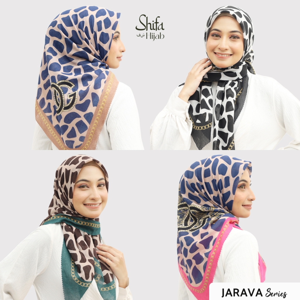Shifa HIJAB - JARAVA | Jilbab QUALIFIED VEIL WITH LASER CUT VOAL MOTIF ...