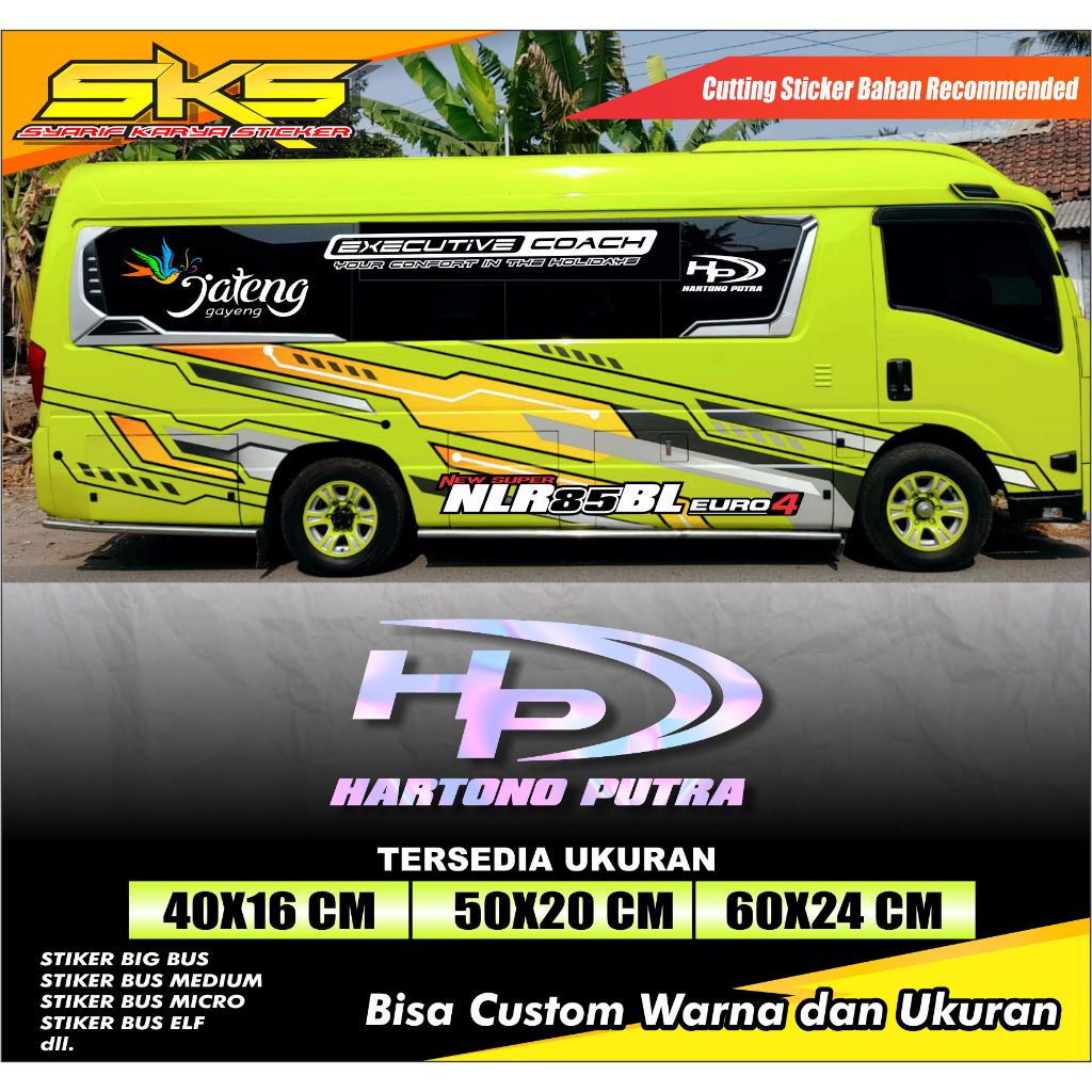 Hartono PUTRA logo sticker full cutting | Shopee Philippines