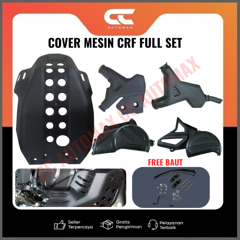 MESIN Engine Cover Set Frame Engine Guard CRF 150L Block Protector ...