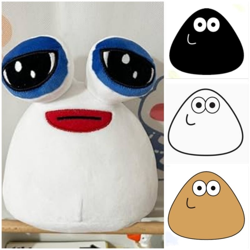Pou Plush My Pet Alien Doll Plush Toy Anime Game Pou Plush Animal Doll ...