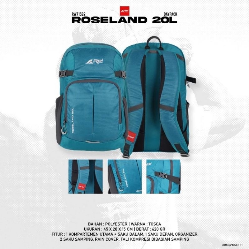 Roseland 20 Liter Men's Backpack Arei Outdoorgear | Shopee Philippines