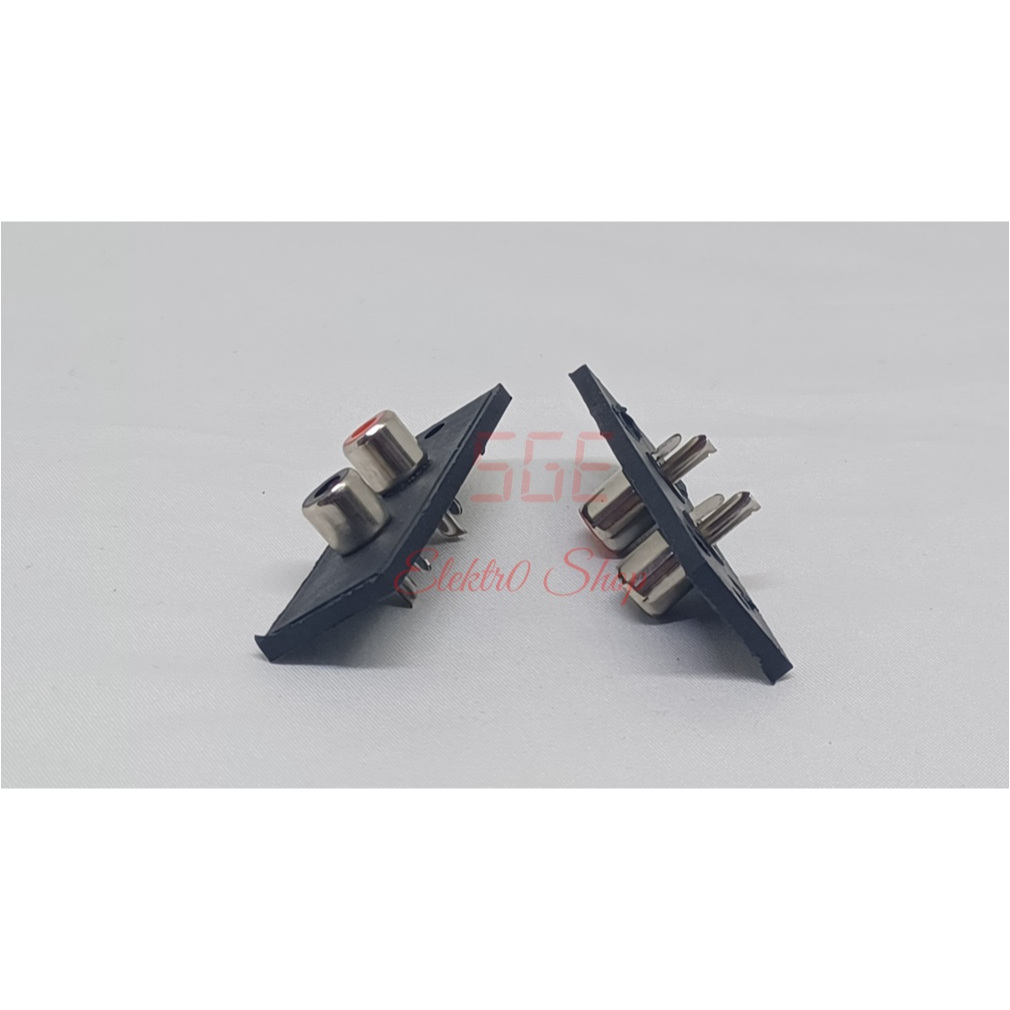 Flat Style 2Pin RCA Socket | Shopee Philippines