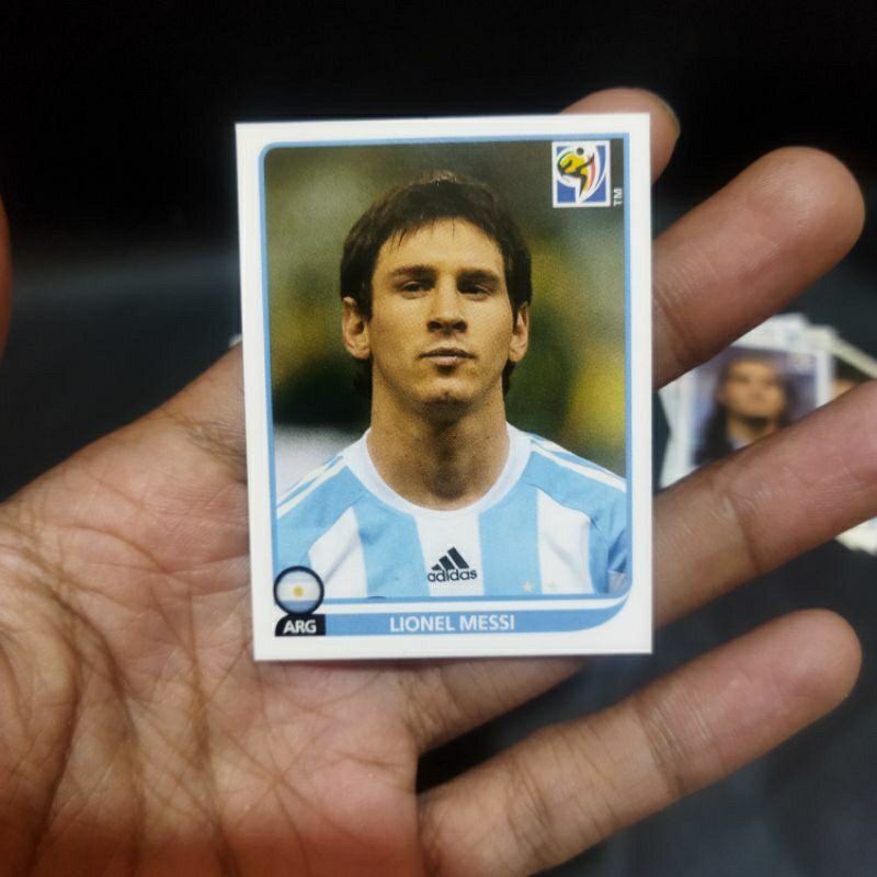 Lionel Messi Panini Official Sticker FIFA World Cup 2010 South Africa ...