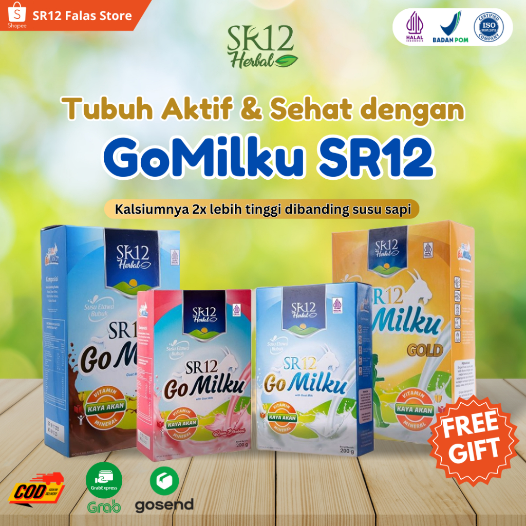 Gomilku Go Milku SR12 Halal Etawa Goat Milk Powder Powder BPOM ...