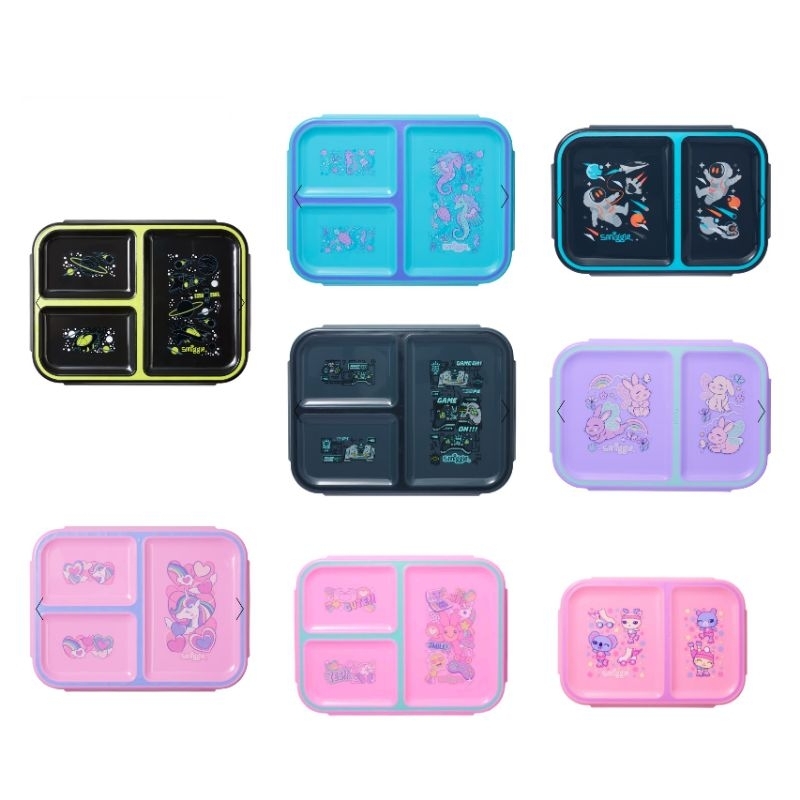 (Original) Smiggle Boost Duo/Trio Lunchbox (Original Smiggle Lunch Box ...