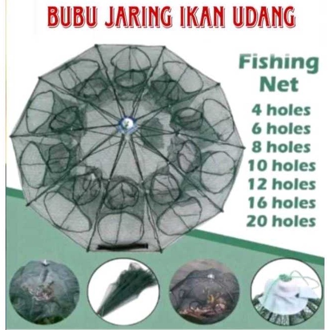 Code X49S Bubu Umbrella Fishing Net Fish Trap Bubu Fishing Net Fish And ...