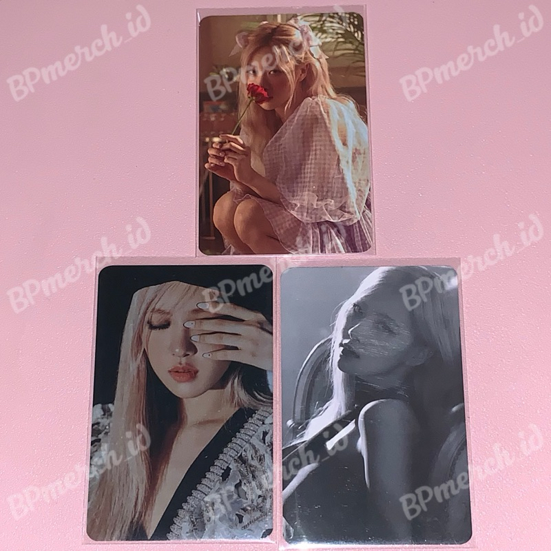 MAWAR Blackpink ROSE - R - PHOTOBOOK POB PHOTOCARD / ROSE ROSES ...