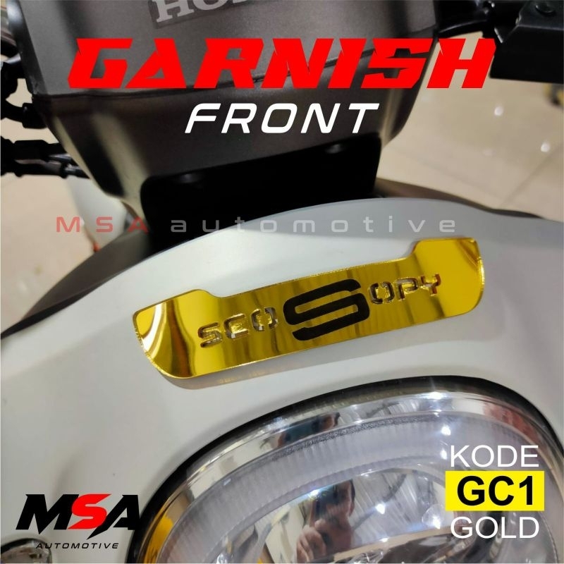 Front scoopy Garnish - scoopy Front Emblem | Shopee Philippines