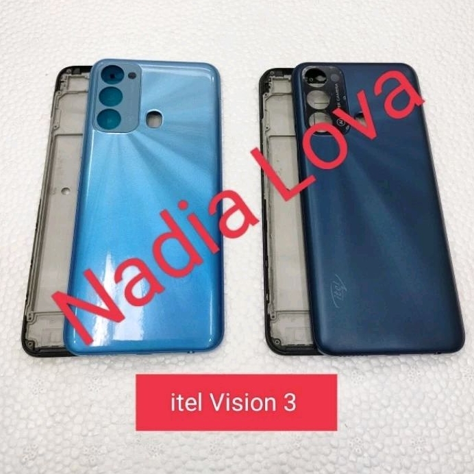 Itel Vision 3 Casing Fullset Casing Fullset Backdoor + Frame | Shopee ...