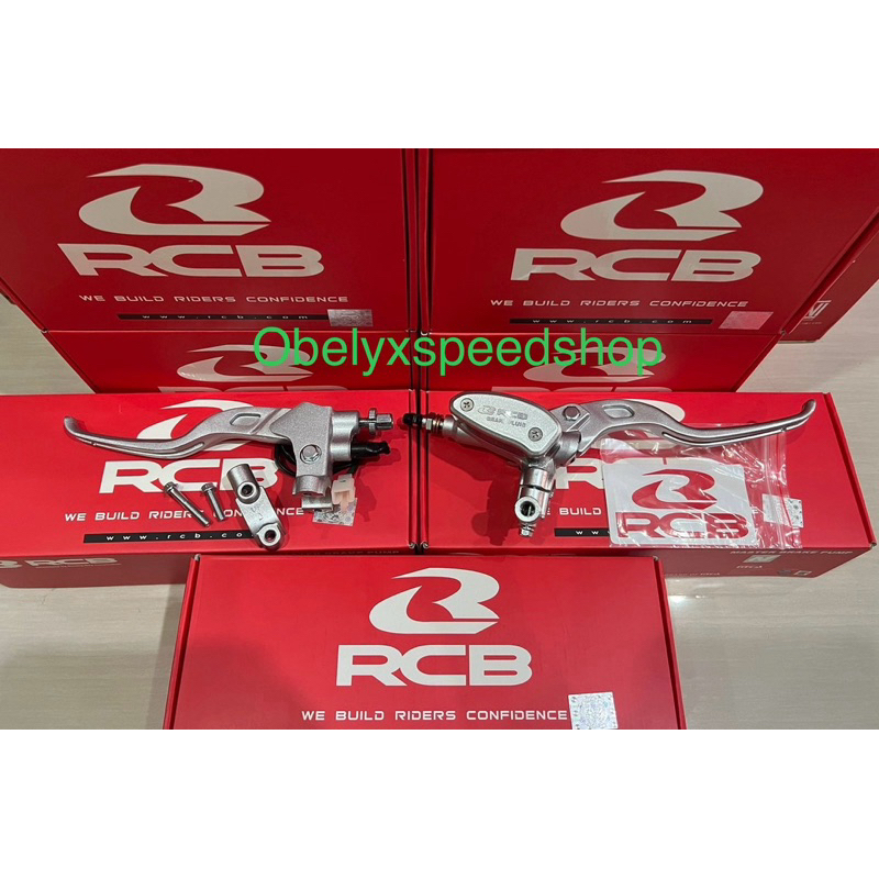 RCB E2 oval 14mm Silver brake Master set right left universal automatic ...