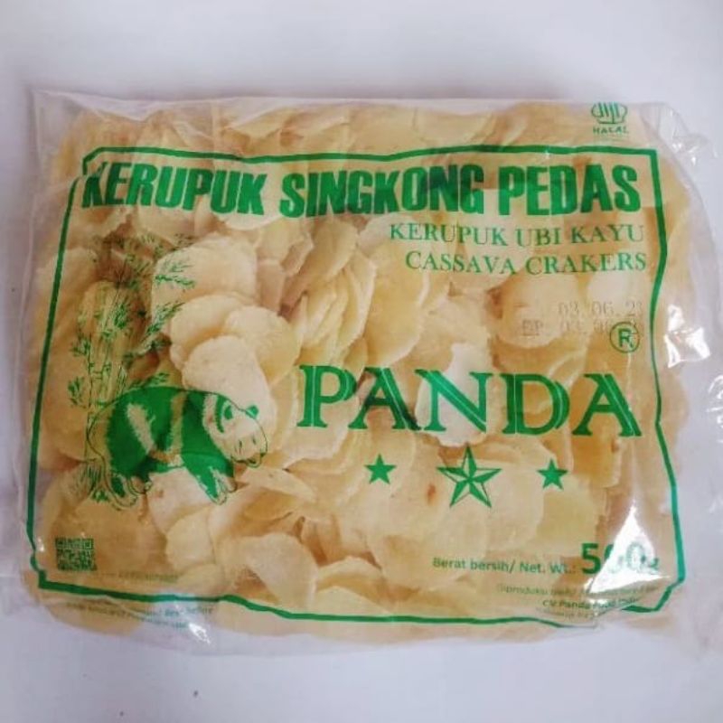 Sweet Spicy Ceriping Cassava Chips Cap Panda 500gr | Shopee Philippines