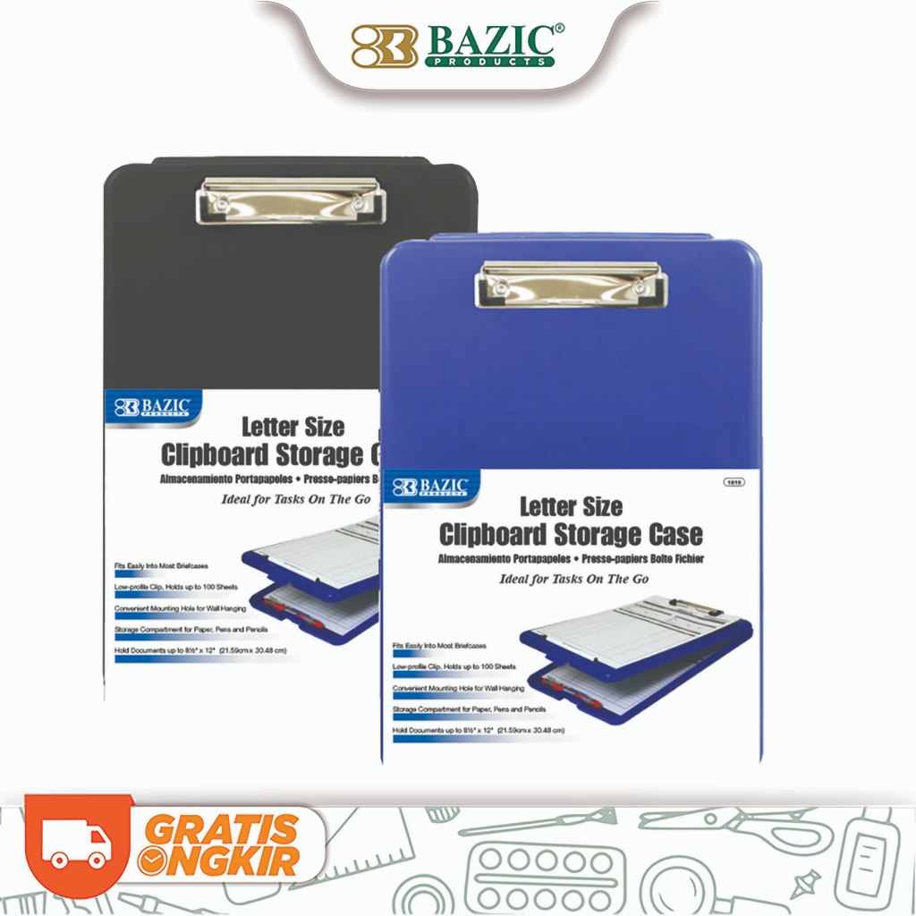 Bazic Clipboard Storage Case - Exam Board | Shopee Philippines