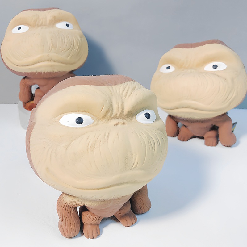 Squishy Kingkong Toy Big Head Orangutan Monkey Squishy Squeeze Doll ...