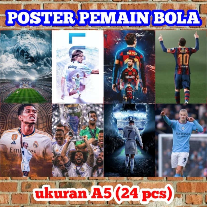 Newest World Ball Player Wall Display POSTER 24pcs | Shopee Philippines