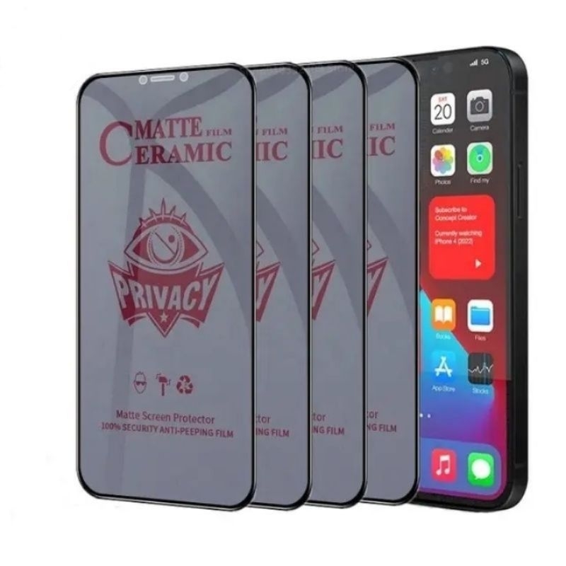 Tempered GLASS CERAMIC SPY MATTE FILM ALL TYPE ANTI-Shatter ANTI-Crack ...