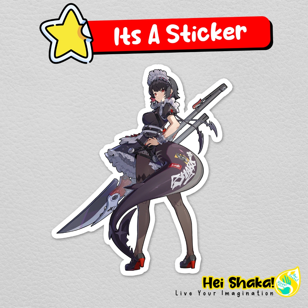 ZZZ Zenless Zone Zero Ellen Joe Steady Sticker Gaming Game Waterproof ...