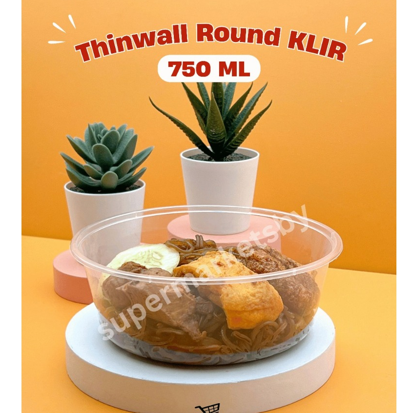 Thinwall KLIR Round 750 ml / Thinwall Round 750 ml | Shopee Philippines