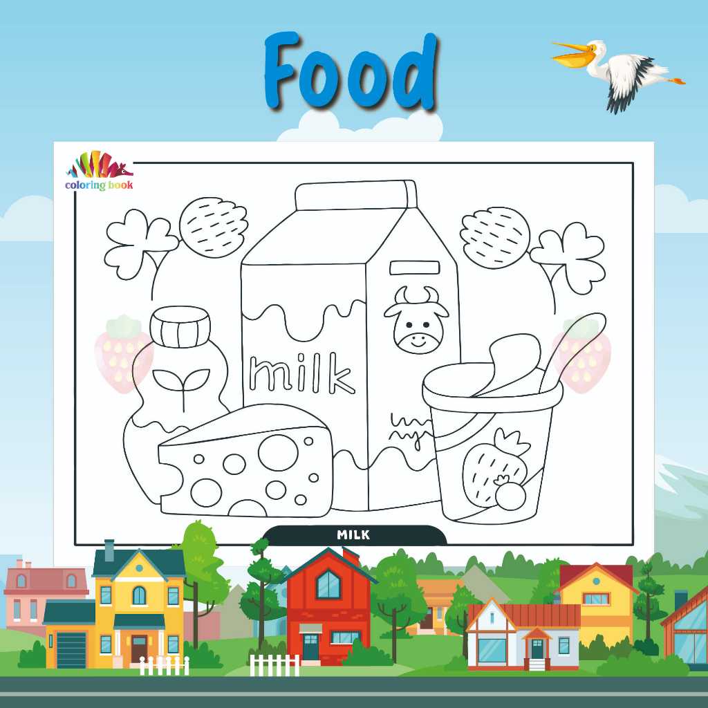 Coloring Paper/COLORING/COLORING/Drawing Paper/FOOD/COLORING Paper For ...