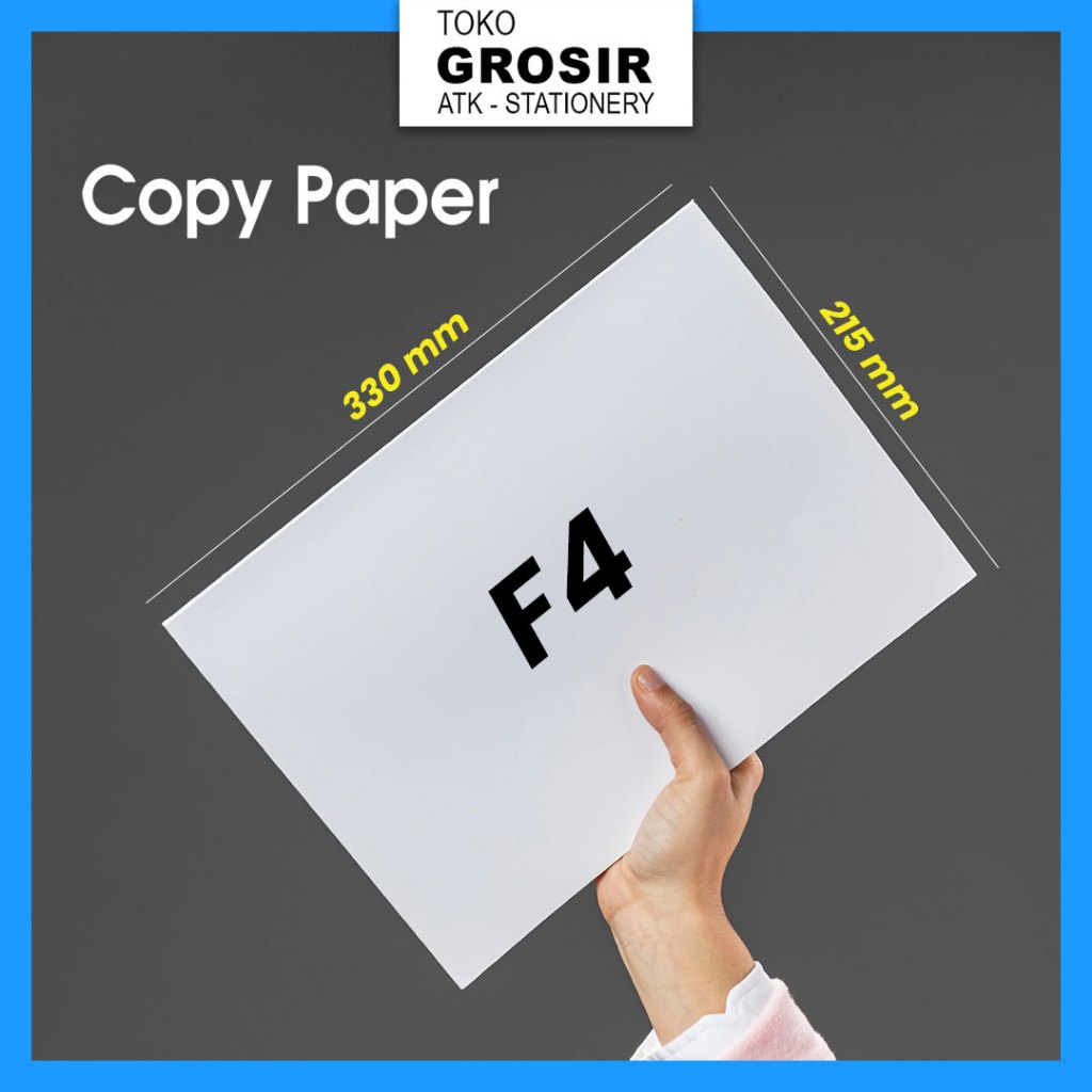 (PACK) Hvs PAPER Size F4 70 gsm COPY PAPER 50 / 100 Sheets / 1 PACK F4 ...