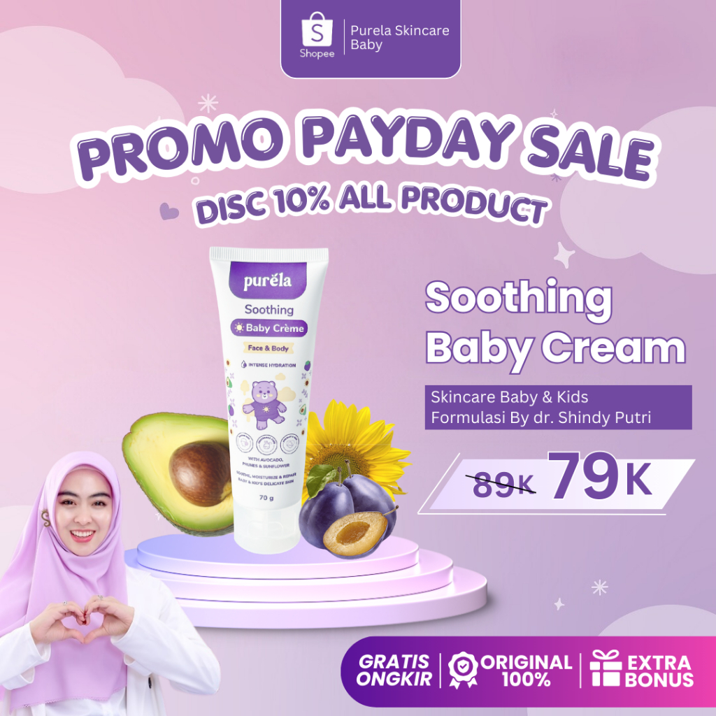 Purela Soothing Baby Cream To Eliminate Sweaty Rashes In Babies ...