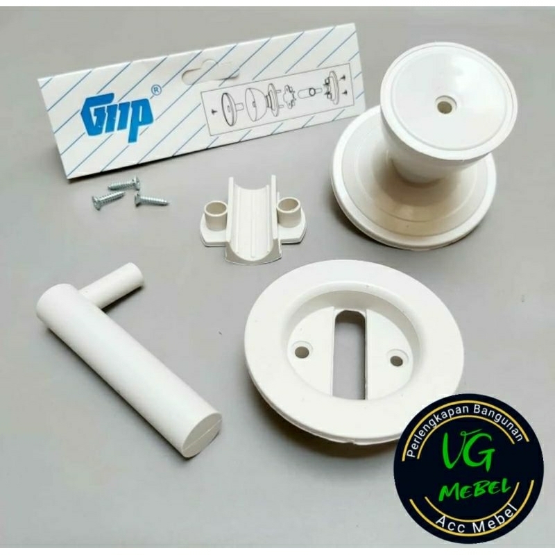 Plastic Bathroom Door Lock - GMP Brand PVC Pull Handle | Shopee Philippines