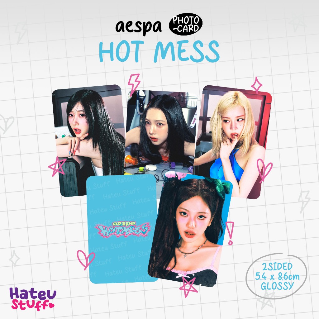 Aespa Unofficial Photocard Hot Mess | Shopee Philippines