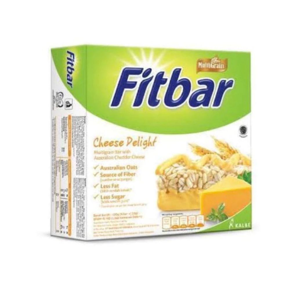 Fitbar MULTIGRAIN - CHEESE DELIGHT - 1 BOX (5Pcs x 20g) | Shopee ...