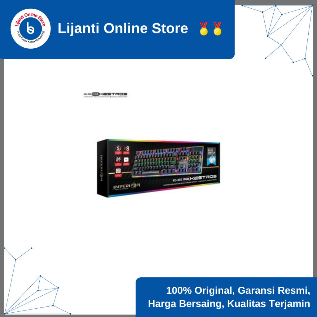 Imperion KESTROS KG-350 Mechanical RGB Gaming Keyboard | Shopee Philippines