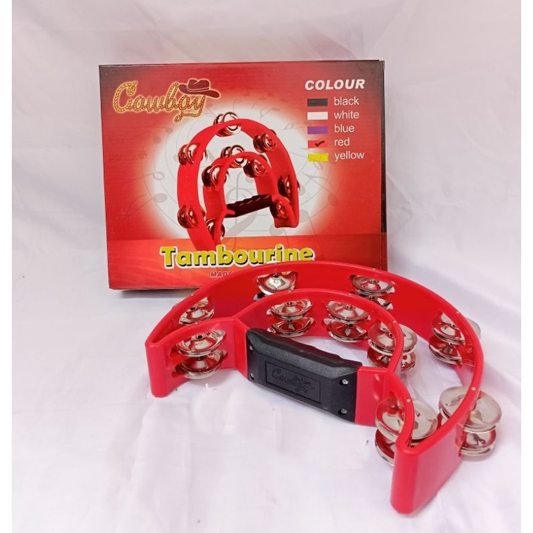 Kecrekan / Tambourine / Tamborine cowboy (semi circle, double Ring ...