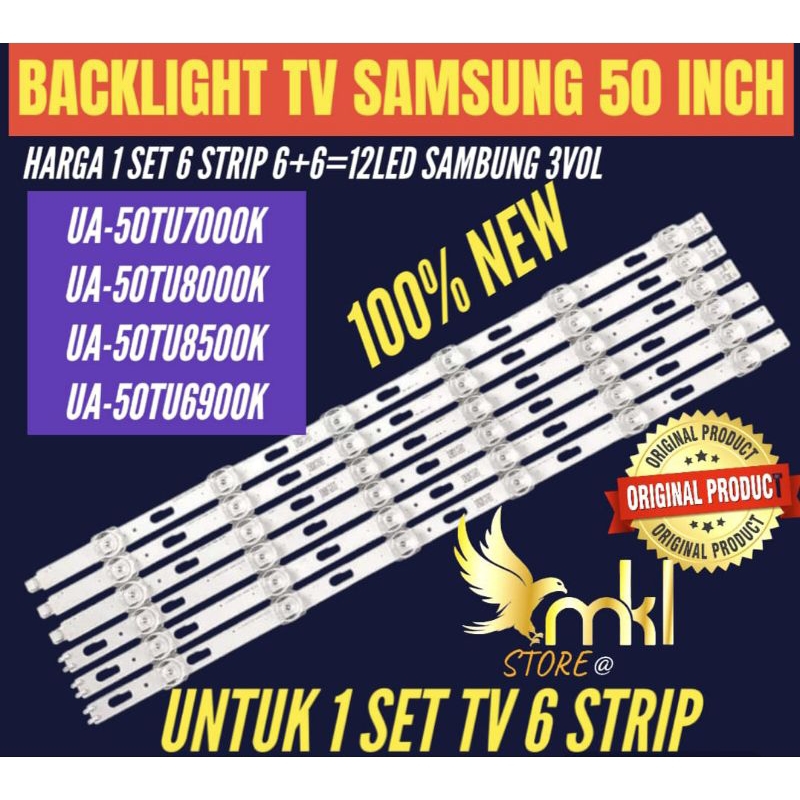 Samsung LED LCD TV BACKLIGHT 50 INCH UA-50TU8000- UA-50TU7000- UA-50TU8500 | Shopee Philippines