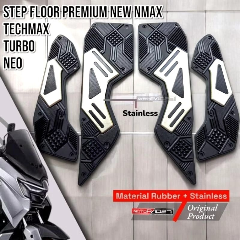 NMAX TURBO NEO S NEO TECHMAX 2024-2025 Premium Stainless Rubber ...