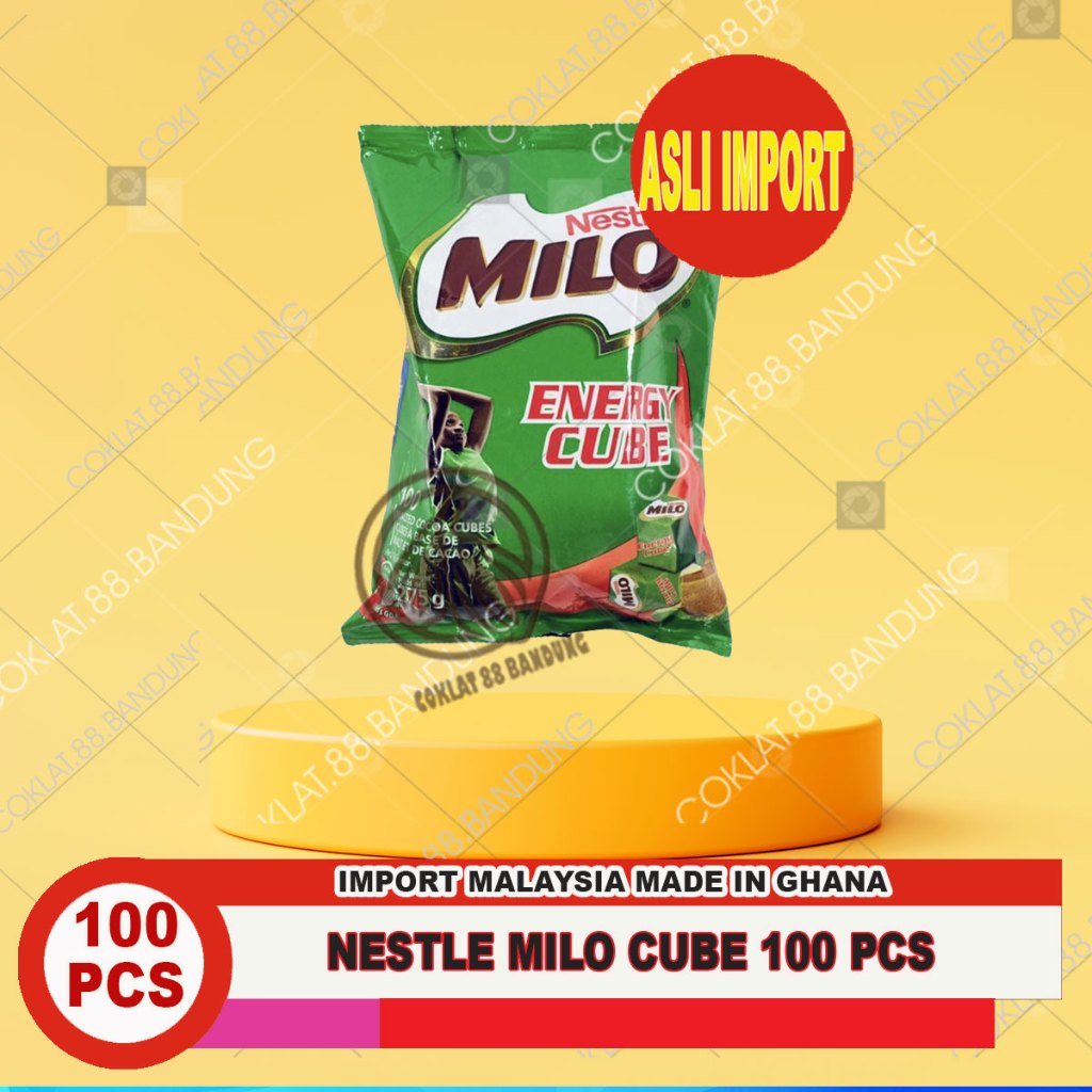 Milo CUBE 100pcs MALAYSIA ORIGINAL, MILO CUBE 100pcs, MILO CUBE ...