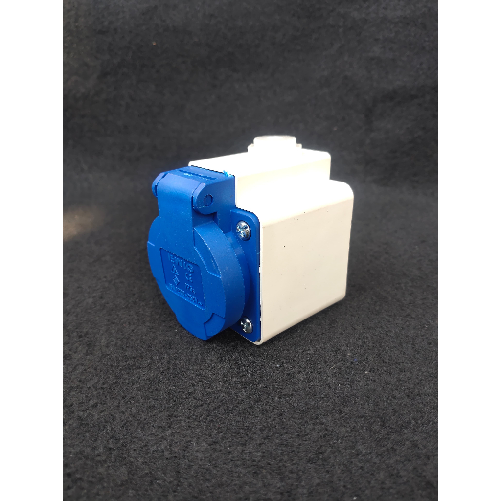 Socket 2pin 16A Box model Surface Mounting Wall Socket 2pin 16 Amper ...