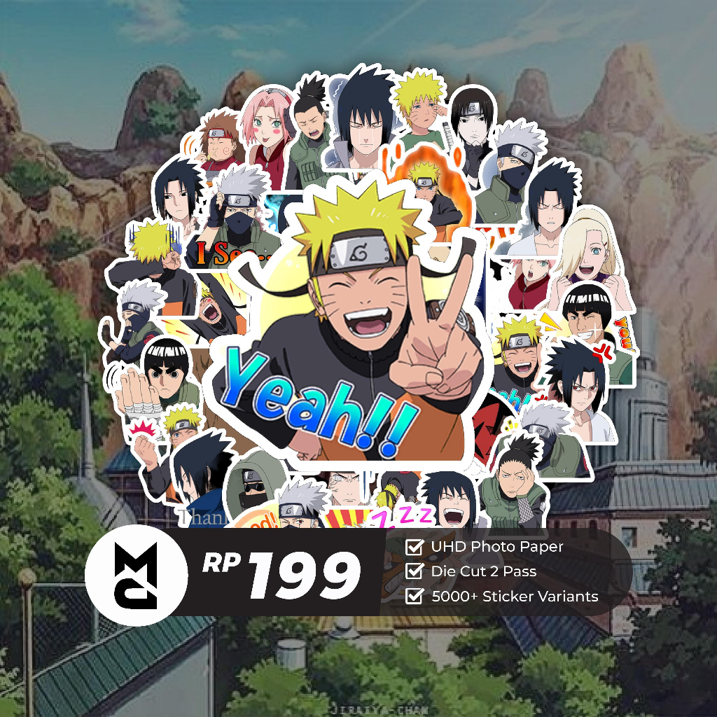 Naruto Anime Sticker Part 4 | Cute Aesthetic Sticker | Shopee Philippines