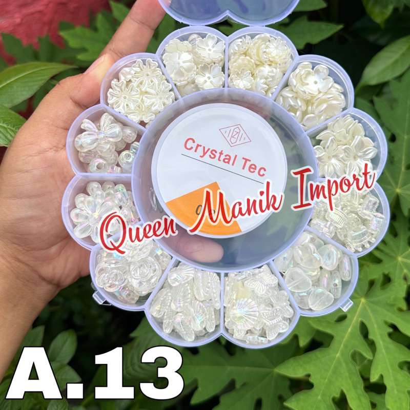 MATAHARI Queen Bead - A.13 Block Beads 12 Sun Flower BOX Set Of Ribbon ...
