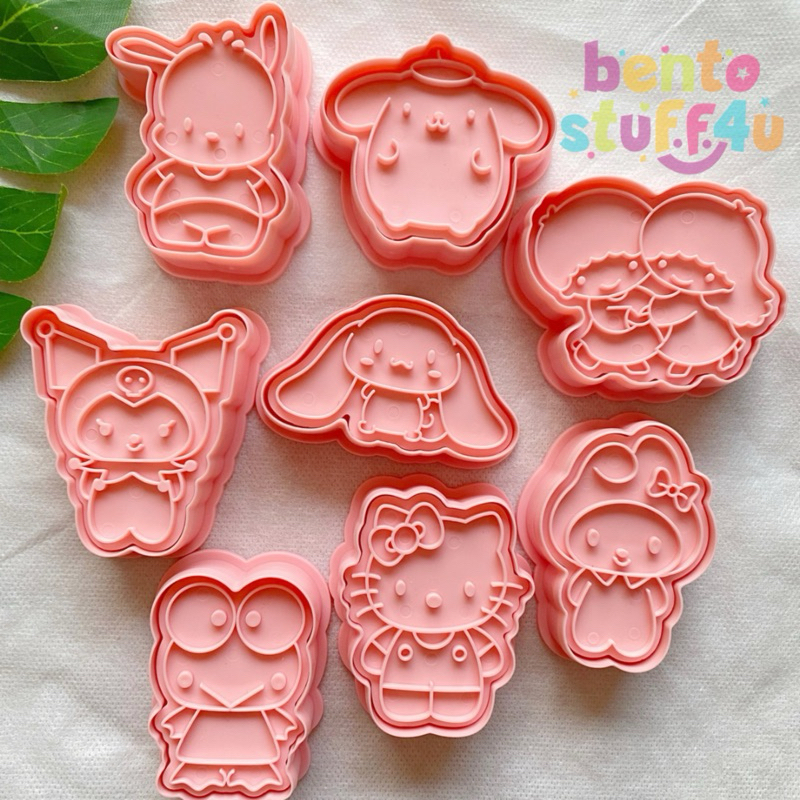Cookie Mold / Cookie Mold / Cookie Cutter, complete sanrio shaped white ...